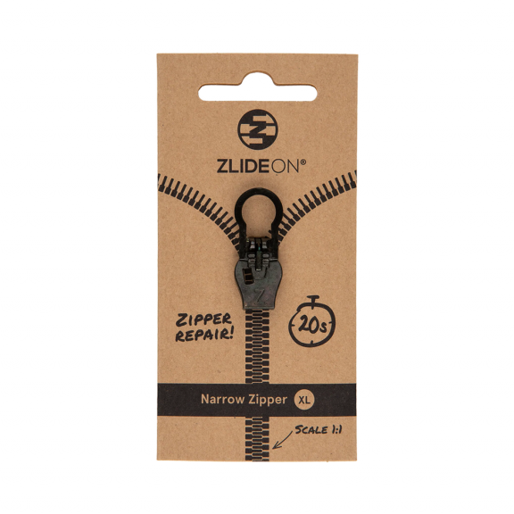ZlideOn Narrow Zipper#XL (black) - EXURBIA