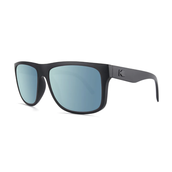 Knockaround Torrey Pines - Matte Black on Black / Sky Blue - EXURBIA